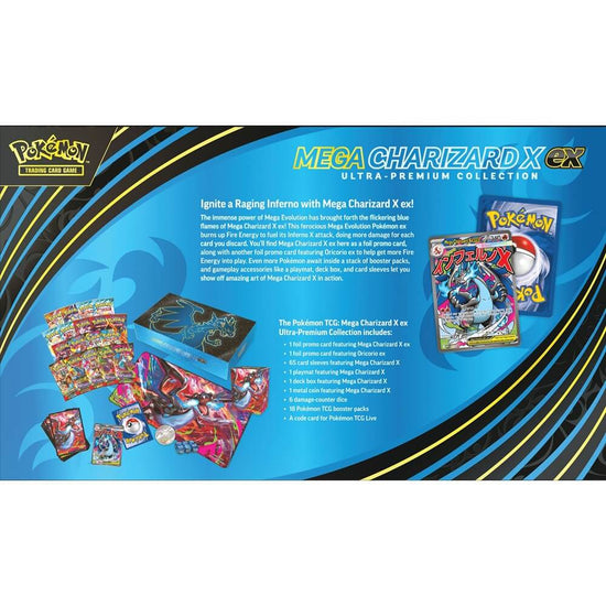Pokemon TCG: Mega Charizard X ex Ultra-Premium Collection (UPC ...