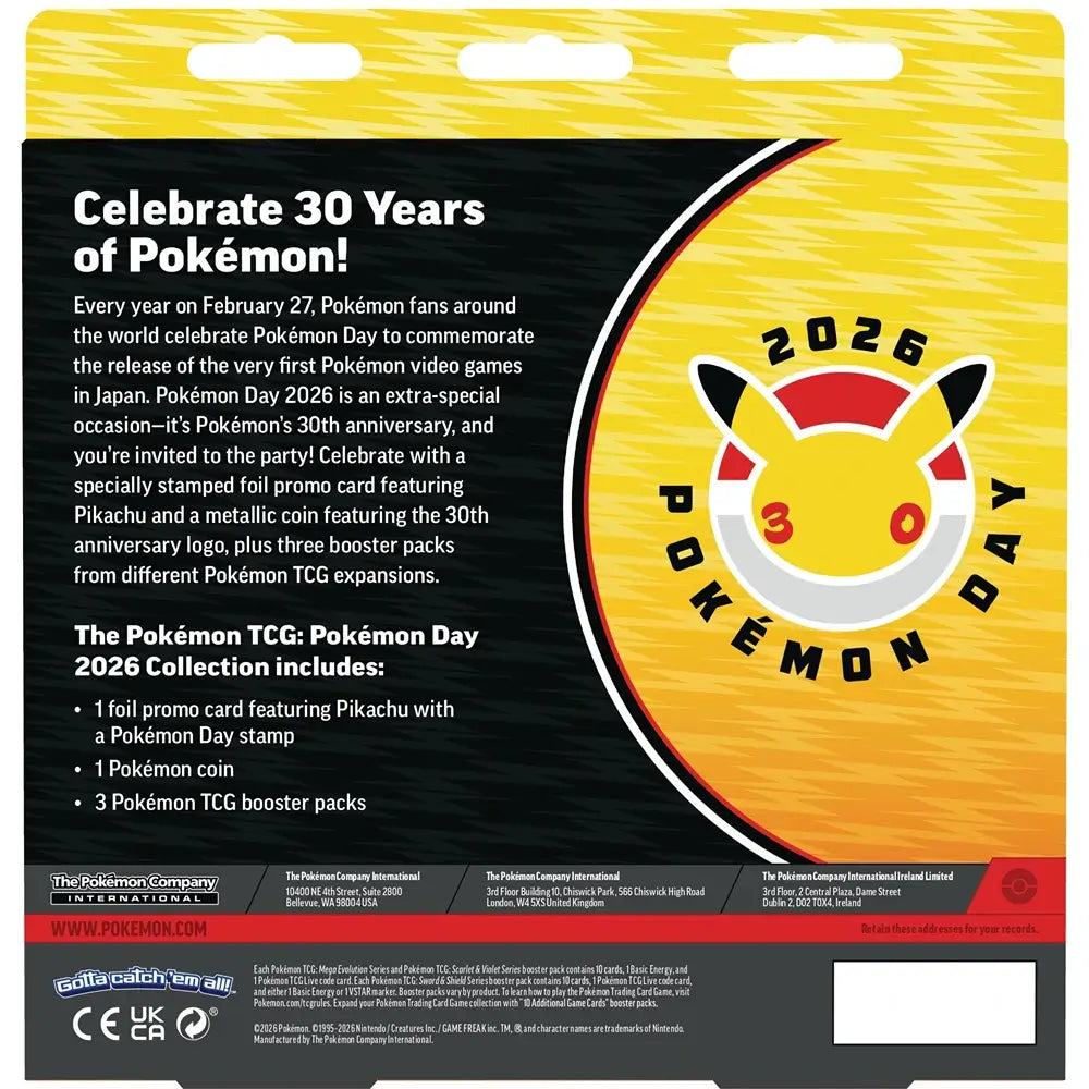 Pokemon TCG: Pokemon Day 2026 Collection (Pre-Order) – Booster Boyz
